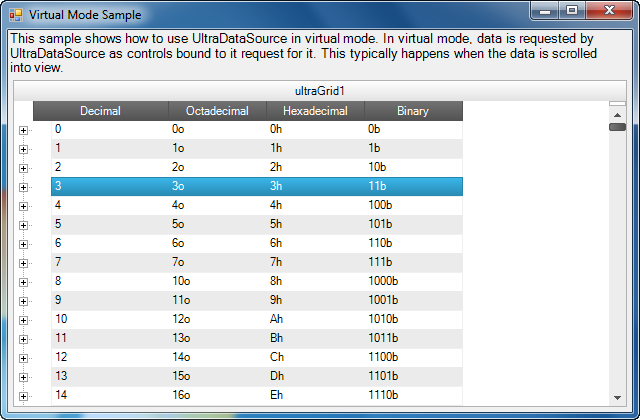Virtual Scrolling - Grid - Windows Forms Virtual Scrolling - Grid - Windows Forms