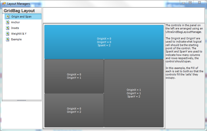 WinGridBagLayoutManager - Layout Managers - Windows Forms WinGridBagLayoutManager - Layout Managers - Windows Forms