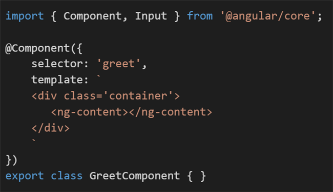 Simplifying Content Projection in Angular