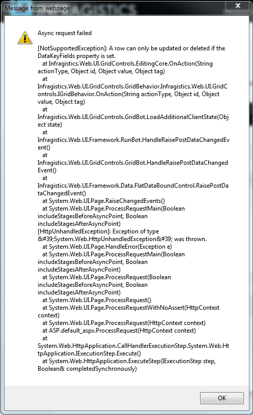 Async Request Failed Error Infragistics Forums 9480