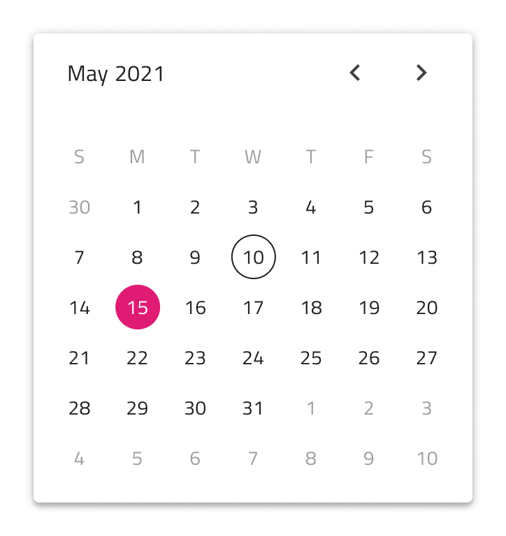 Date Picker - Design System Component